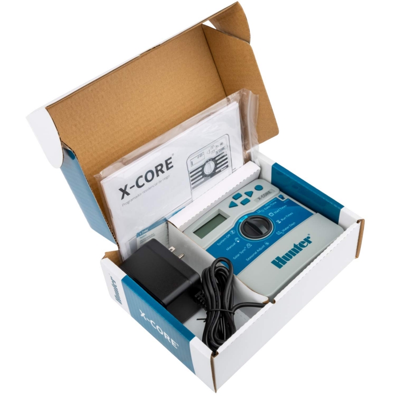 Programator irigatii Hunter X-Core 4 zone interior